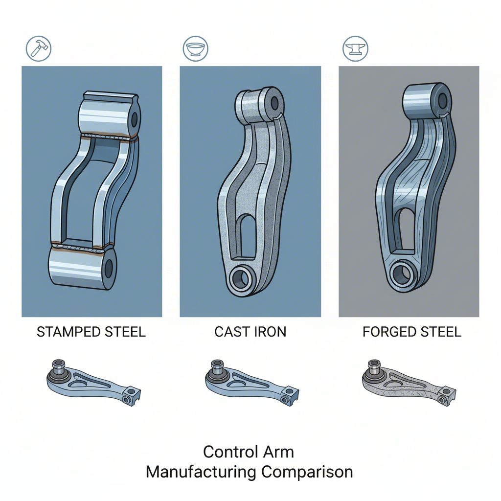 Stamped Steel Control Arms for Towing: Are They Strong Enough?