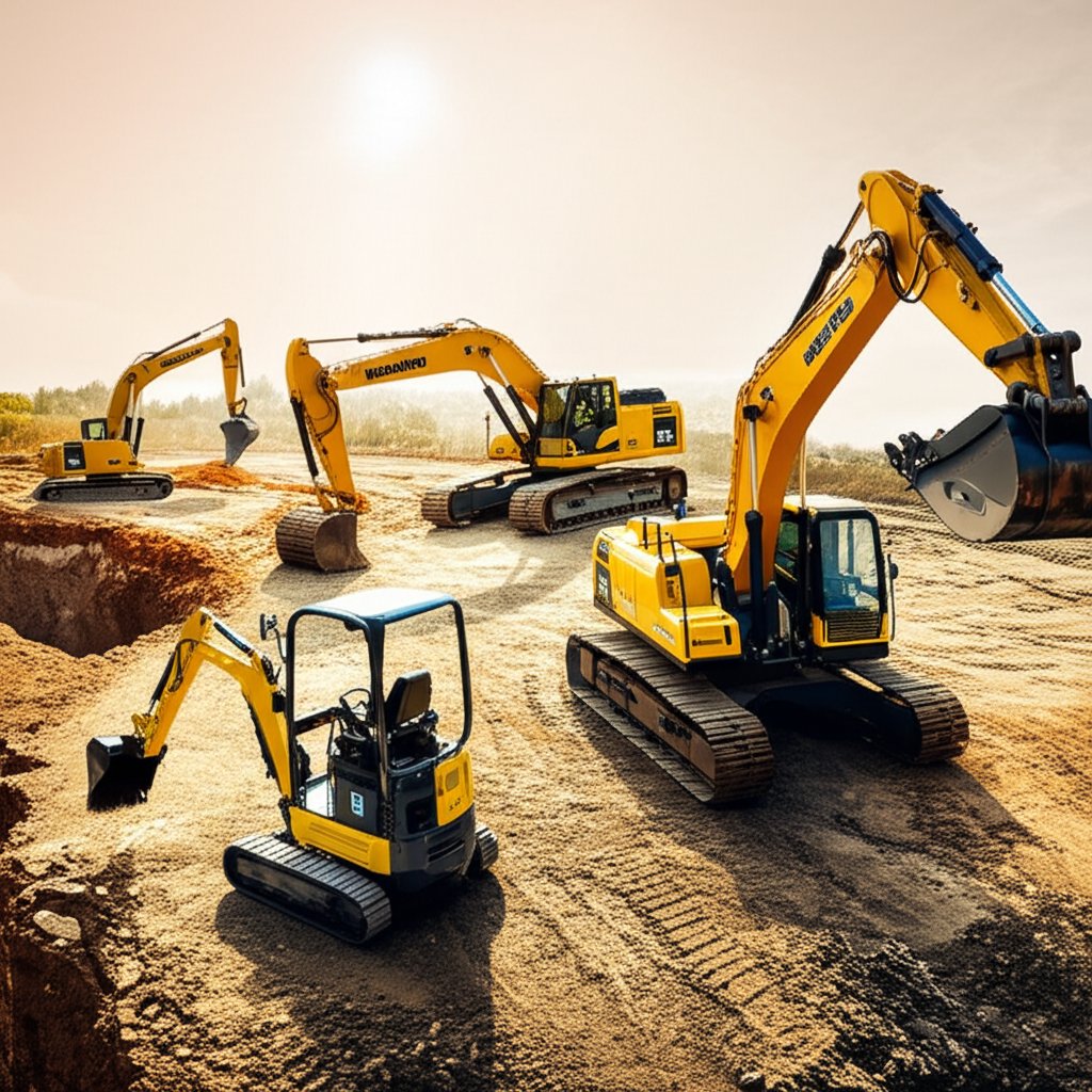 Komatsu Excavator Specs Compared: From Mini To Mining - Doozergroup