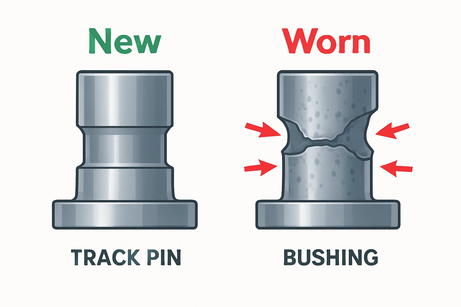 Track Pin and Bushing Maintenance: A Practical Guide - Doozergroup