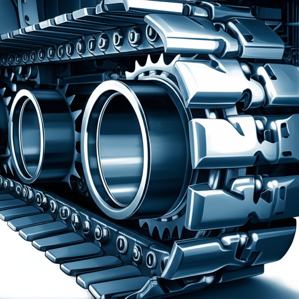 Heavy Equipment Tracks: A Guide to Steel vs. Rubber - Doozergroup